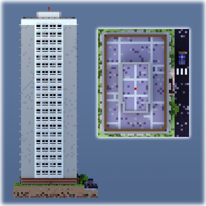 MARYHILL FLATS - Glasgow Minecraft Map