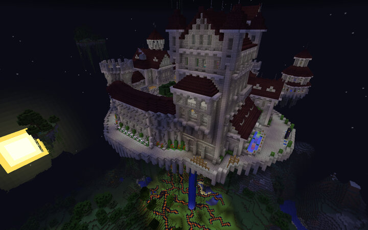 Floating Castle Minecraft Map