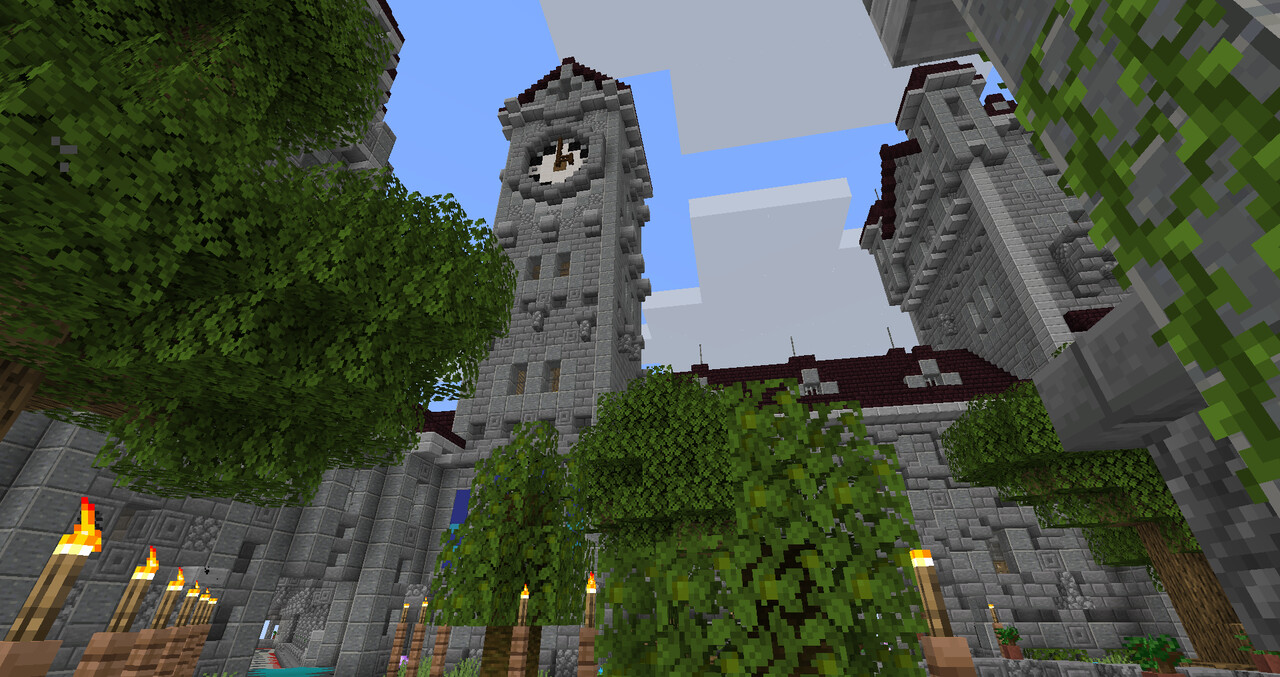 Floating Castle Minecraft Map