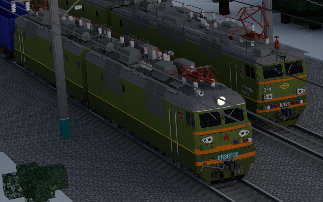 Cargo locomoyive VL80s Minecraft Map