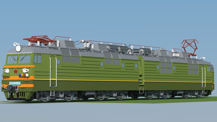 Cargo locomoyive VL80s Minecraft Map