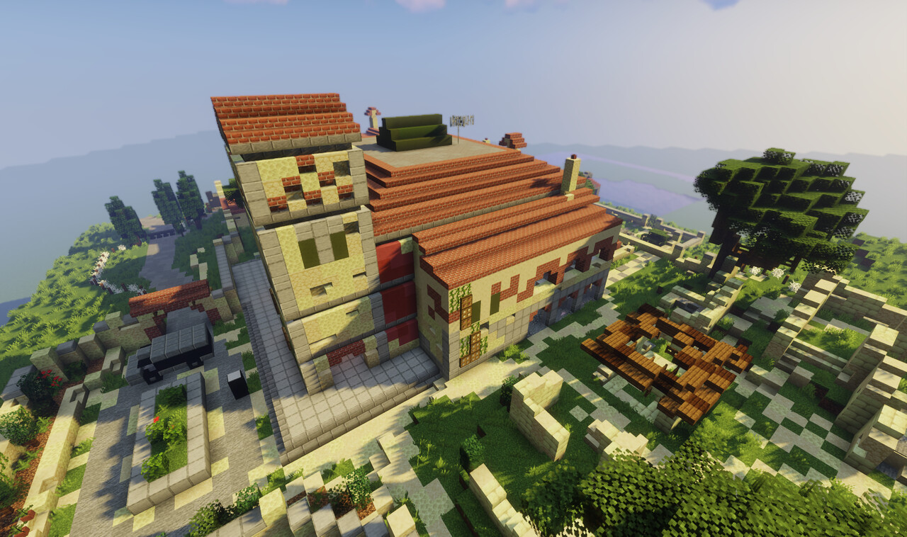 Villa Rainbow Six Siege (With Interior) Minecraft Map