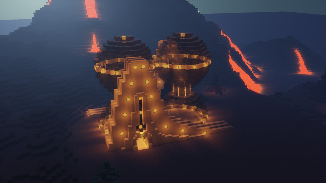 Easy High Tech Base - Minecraft Futuristic Timelapse Build Minecraft Map