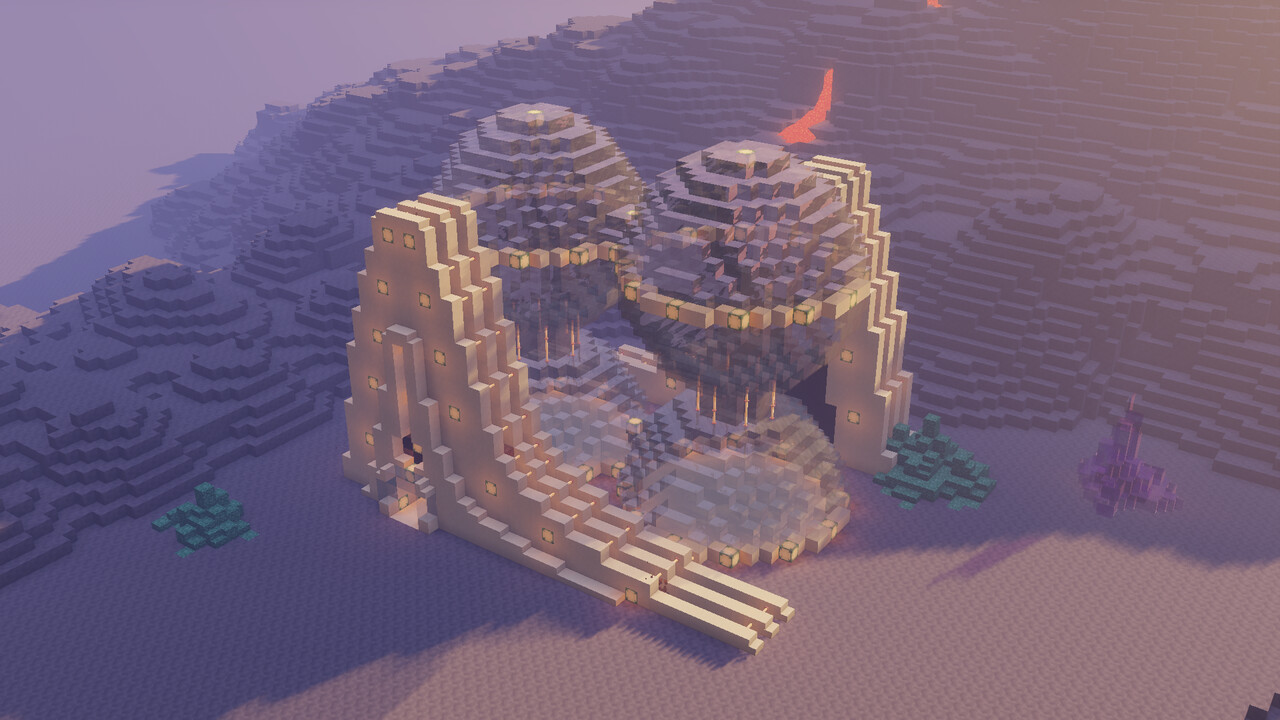 Easy High Tech Base - Minecraft Futuristic Timelapse Build Minecraft Map