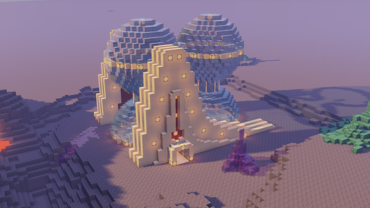 Easy High Tech Base - Minecraft Futuristic Timelapse Build Minecraft Map