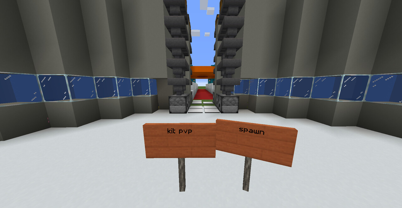 kit pvp map on ground Minecraft Map
