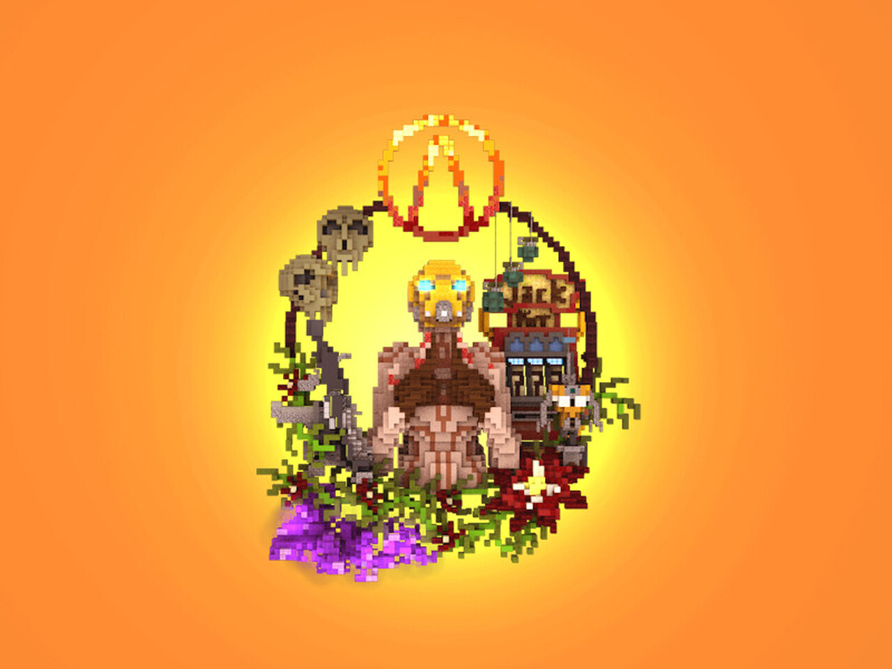 The borderlands anthem Minecraft Map