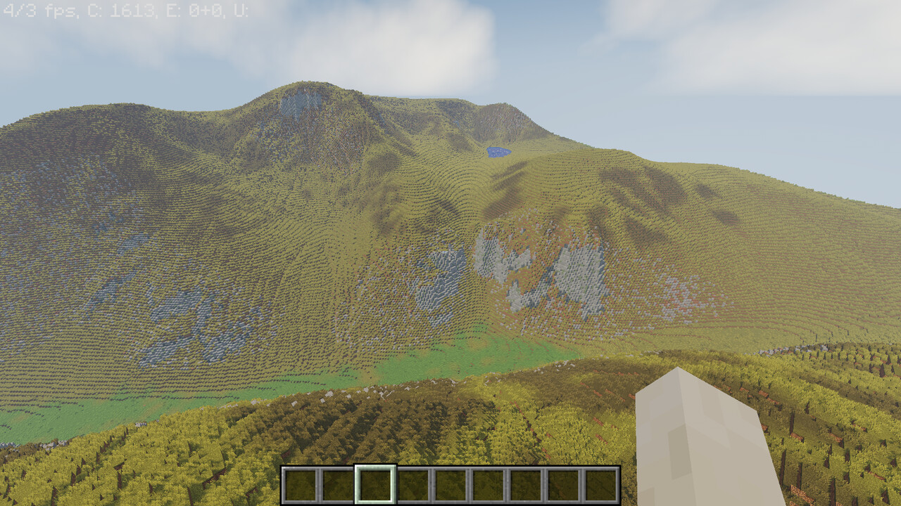 South East of Scotland 1:10 Minecraft Map