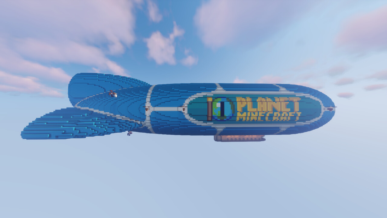 PMC 10 Year Anniversary Zeppelin Minecraft Map