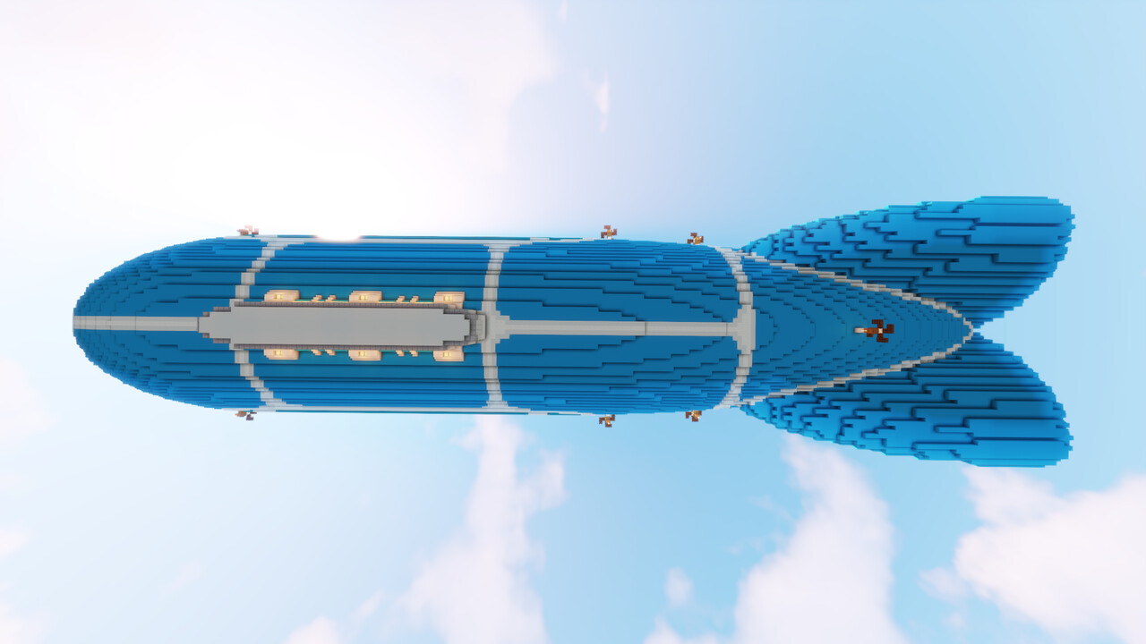 PMC 10 Year Anniversary Zeppelin Minecraft Map
