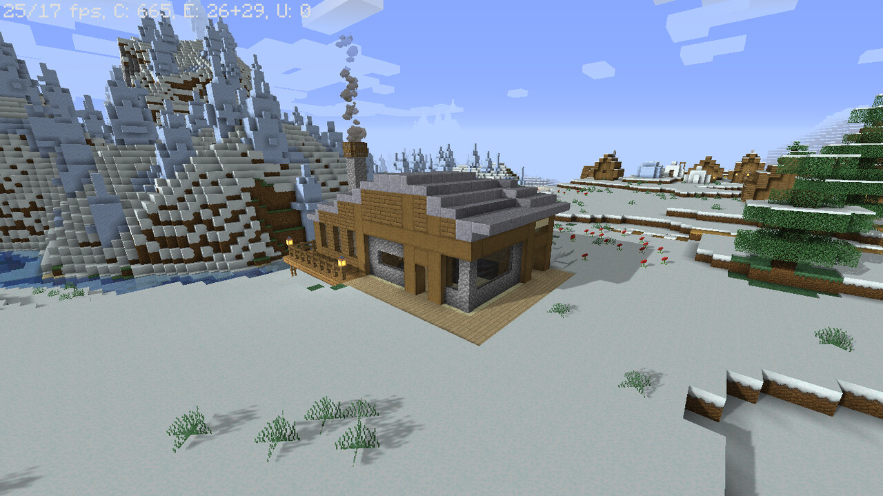 Winter Cabin Minecraft Map