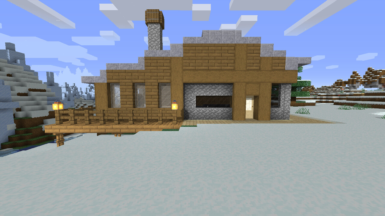 Winter Cabin Minecraft Map