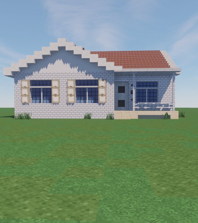 1950's American Style House Minecraft Map