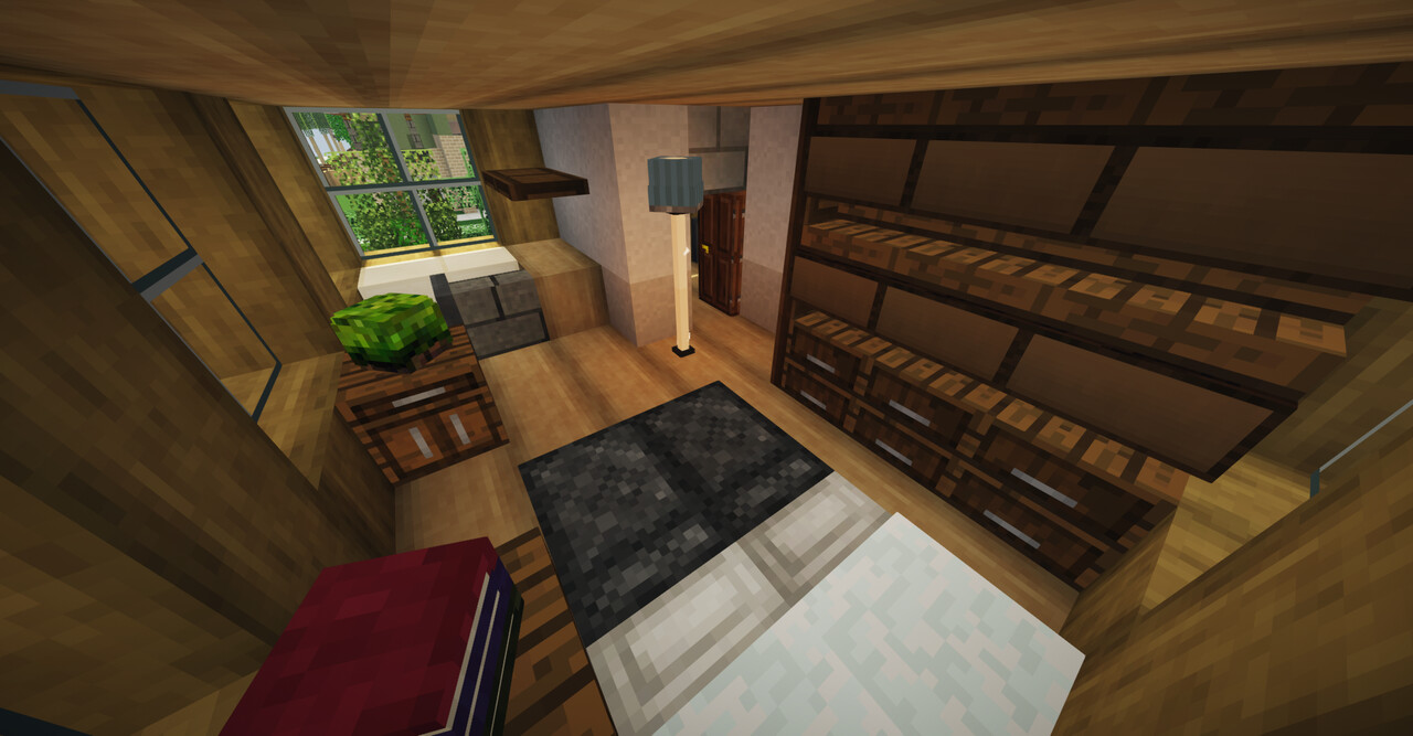 Upper middle class home #4 - The classy wooden house Minecraft Map