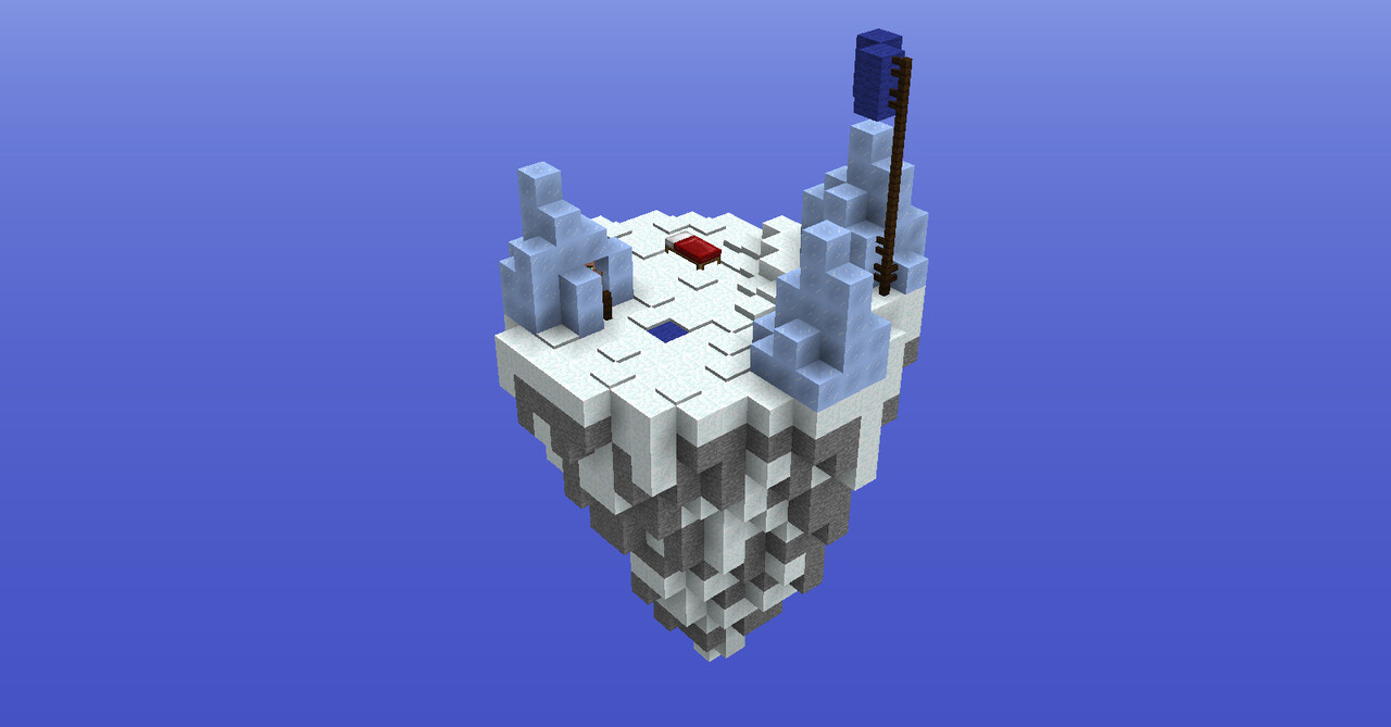 Bedwars Map 4x1/4x2/4x3 - Ice Islands | FREE DOWNLOAD Minecraft Map