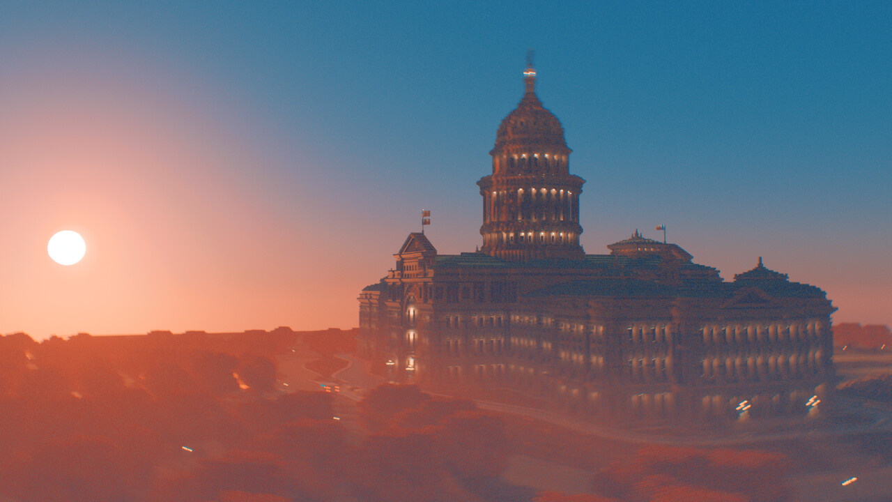 Texas Capitol Minecraft Map
