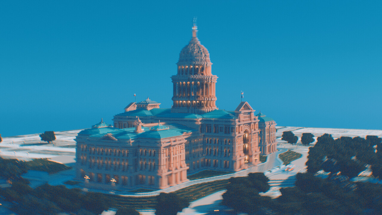 Texas Capitol Minecraft Map