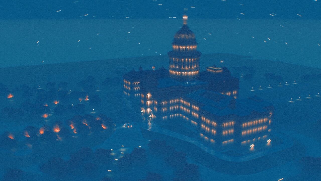 Texas Capitol Minecraft Map