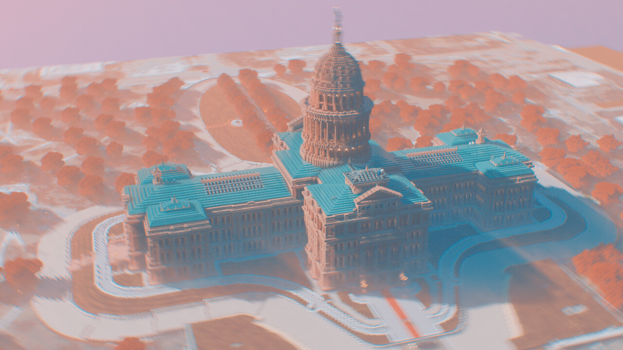 Texas Capitol Minecraft Map