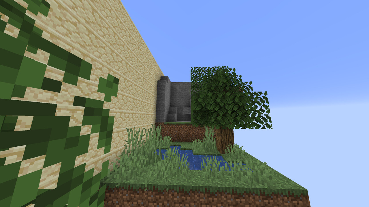 Find the Button [ONE CHUNK CHALLENGE] Minecraft Map