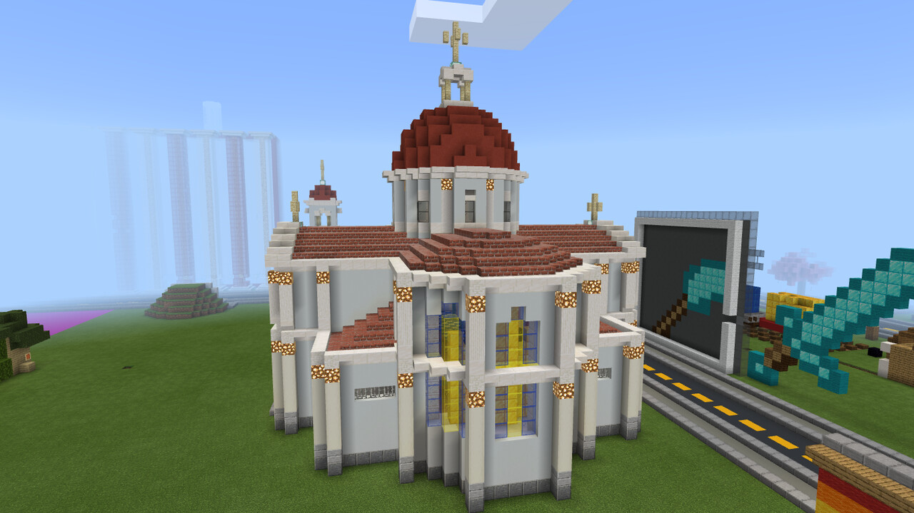 Freebuild Cathedral Minecraft Map