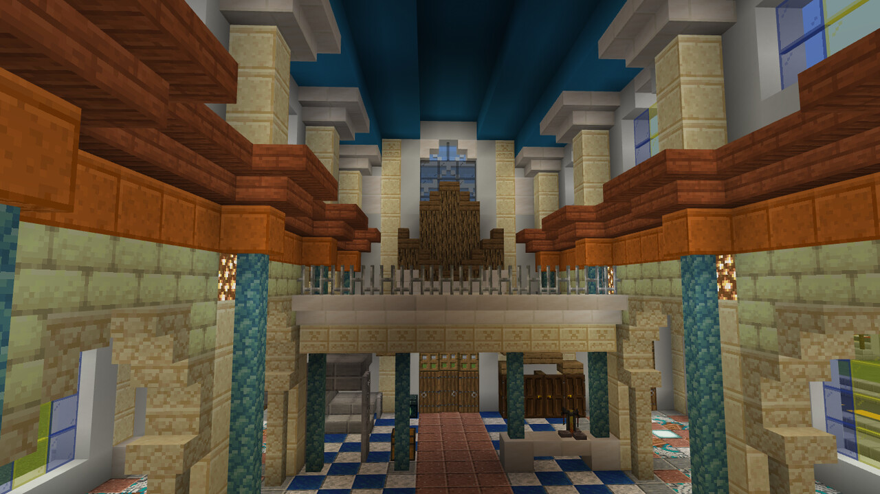 Freebuild Cathedral Minecraft Map