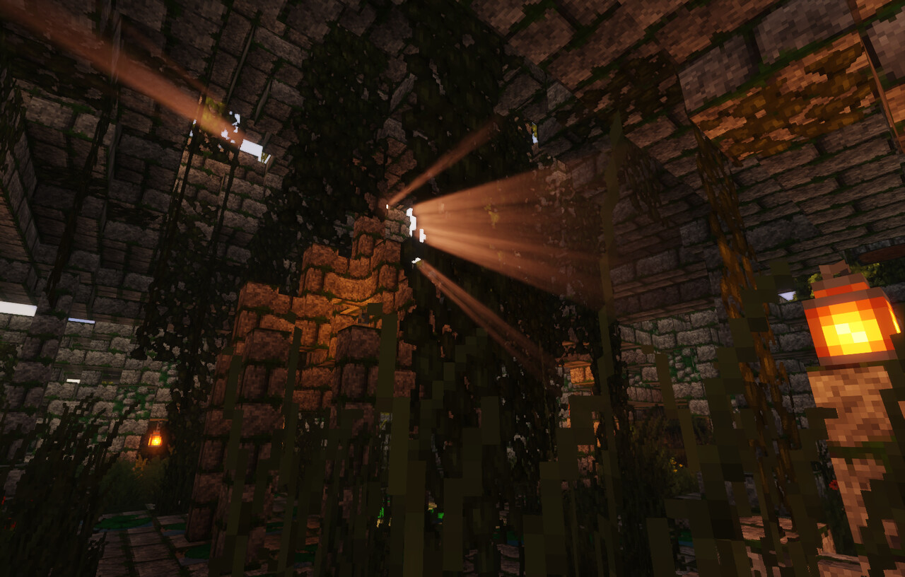 Angkor Wat Inspired Swamp Ruins Minecraft Map