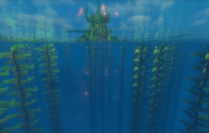 Angkor Wat Inspired Swamp Ruins Minecraft Map