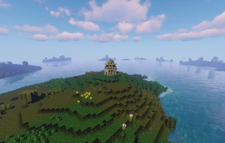 Angkor Wat Inspired Swamp Ruins Minecraft Map