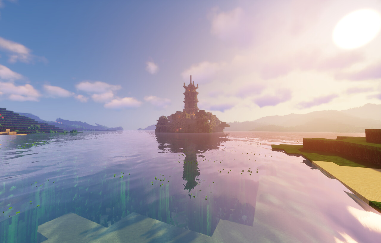 Angkor Wat Inspired Swamp Ruins Minecraft Map