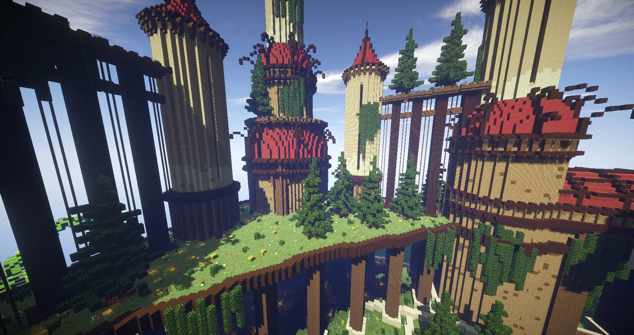 ⚡FACTIONS SPAWN + WARZONE [650x650] WITH DETAILS ⚡ Minecraft Map