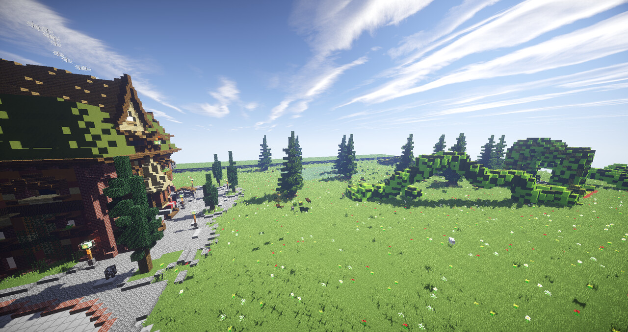 ⚡FACTIONS SPAWN + WARZONE [650x650] WITH DETAILS ⚡ Minecraft Map