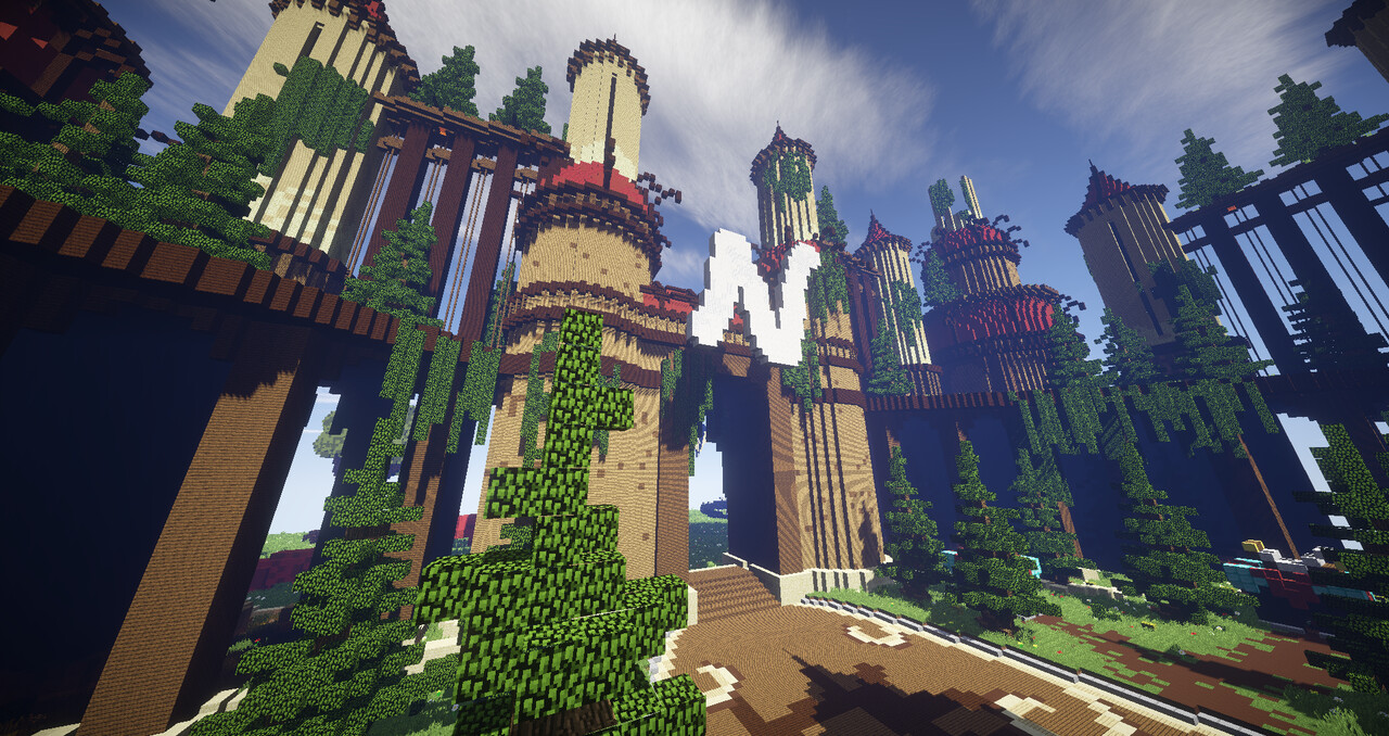 ⚡FACTIONS SPAWN + WARZONE [650x650] WITH DETAILS ⚡ Minecraft Map