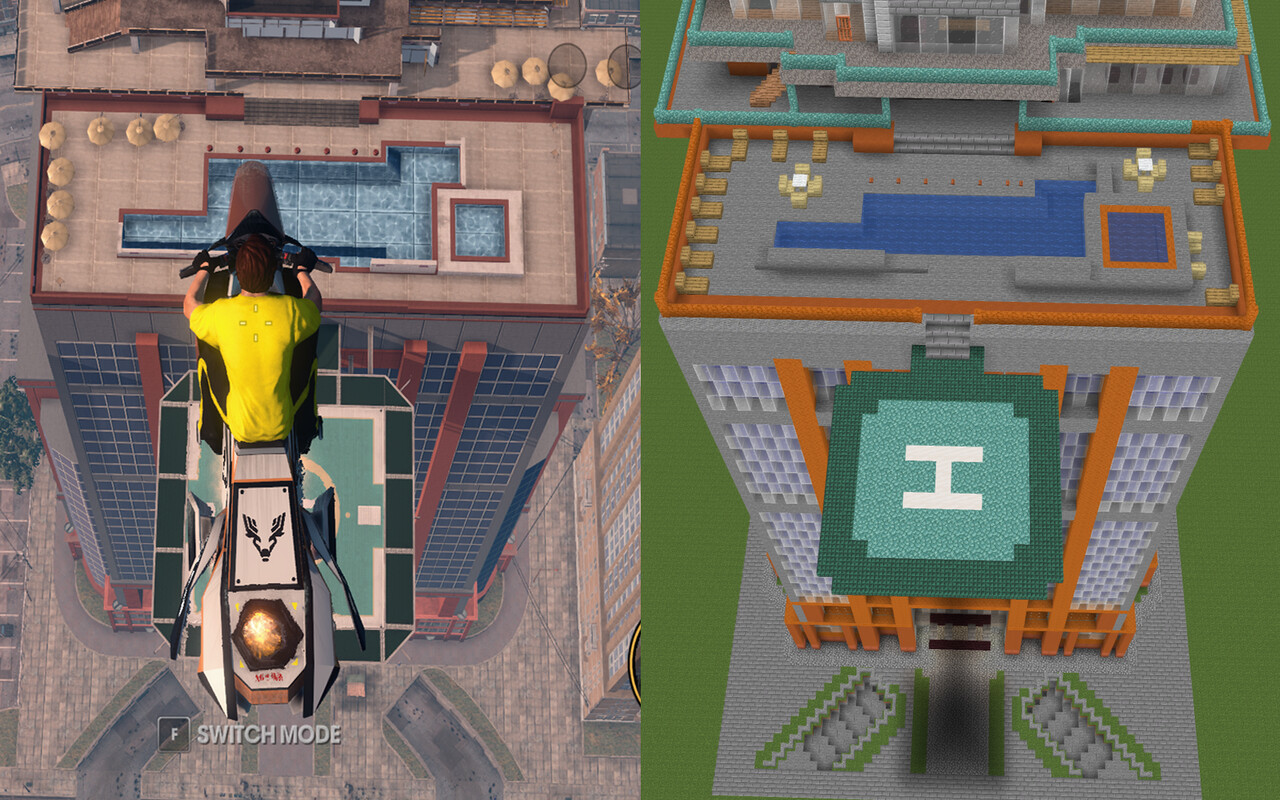 Saints Row The Third | Saints HQ/Penthouse Minecraft Map