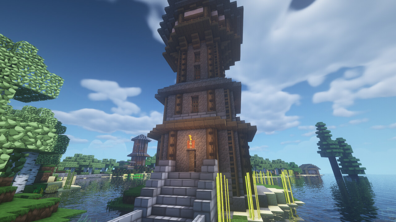 Medieval Lighthouse // Mittelalterlicher Leuchtturm Minecraft Map