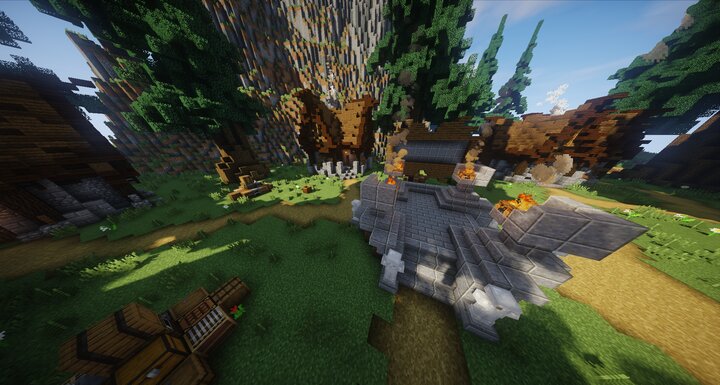 ⭐ EXCLUSIVE ⭐ Survival Lobby - AliensBuilds 🌳 Minecraft Map