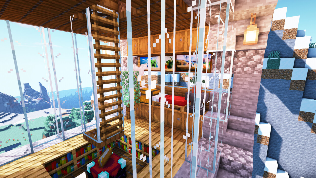 Minecraft: How To Build a Hanging House Minecraft Map