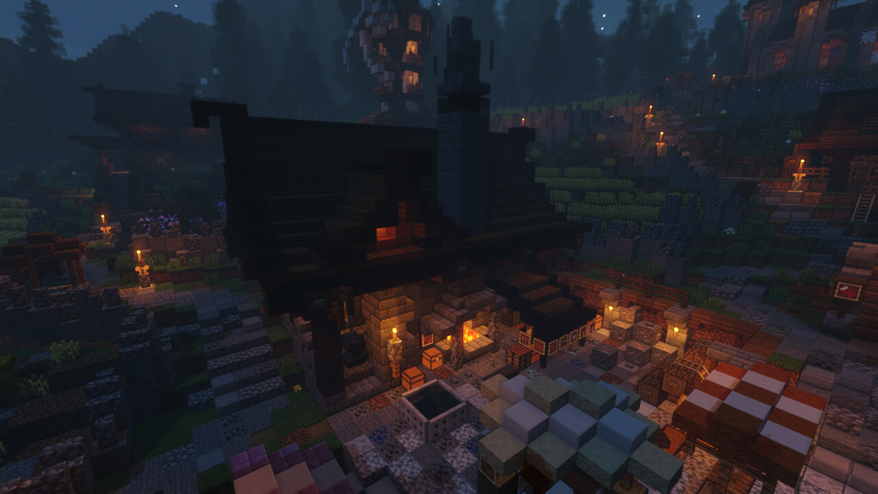 medieval blacksmiths shop - forge médiévale - mittelalterliche Schmiede ...