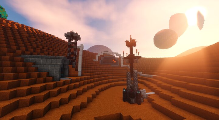 База на Марсе | base on Mars 1.16+ Minecraft Map