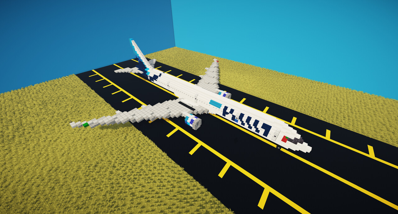 Kuwait Airways 777-300ER [1:1] Minecraft Map