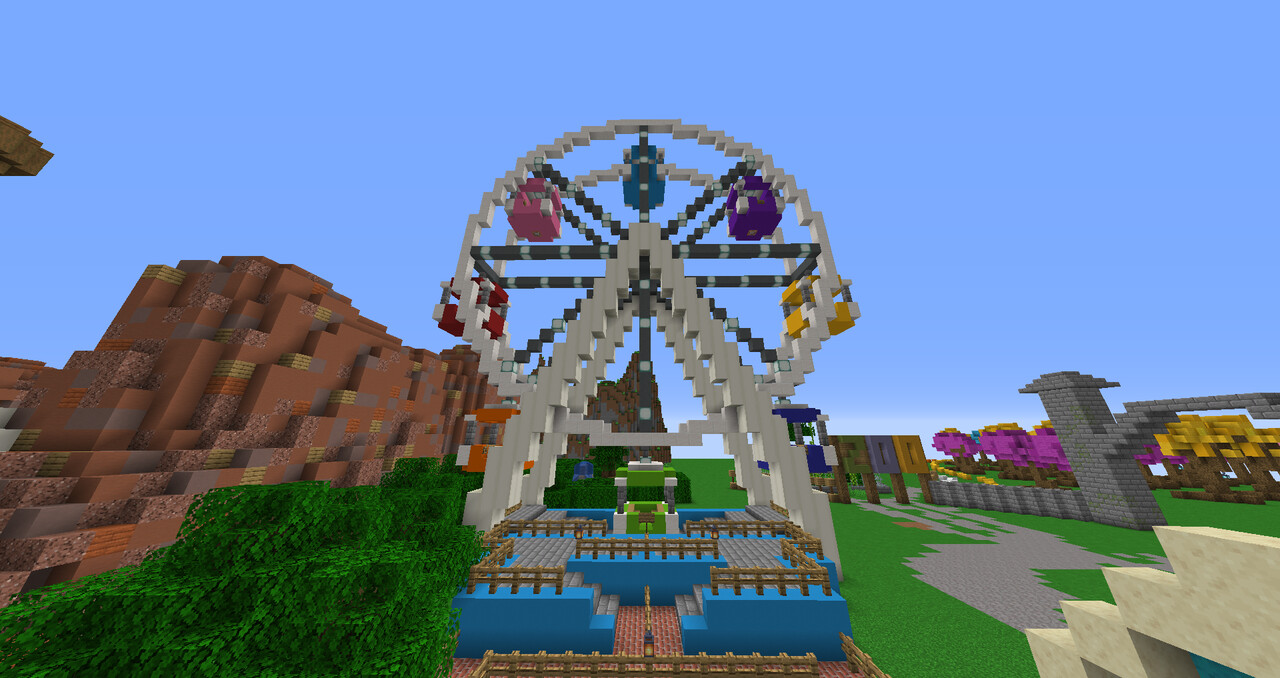 theme park Minecraft Map
