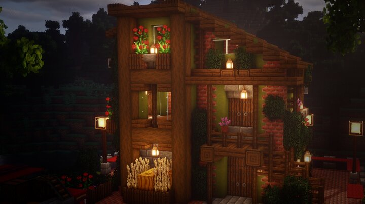 Autumn house Minecraft Map