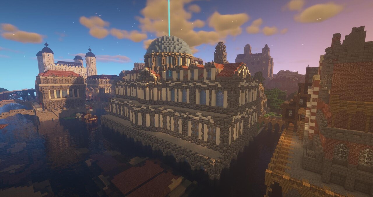 London, Capital of the British Empire, built entirely in survival on ...