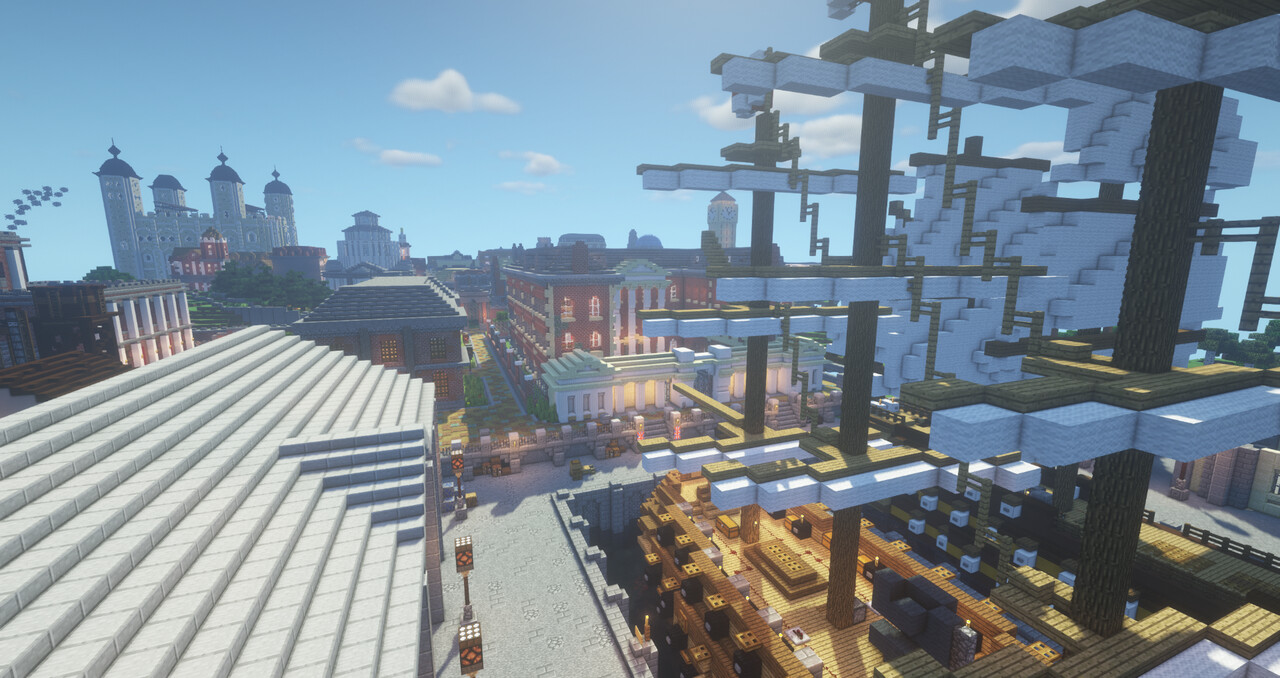 London, Capital of the British Empire, built entirely in survival on ...