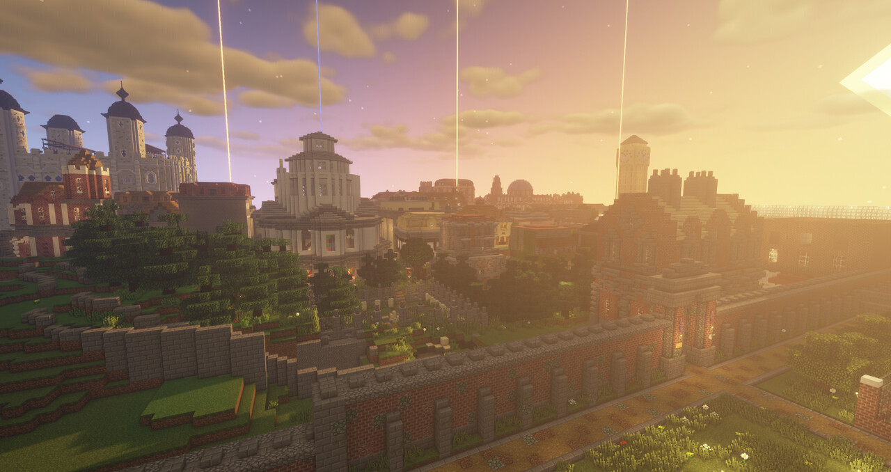 London, Capital of the British Empire, built entirely in survival on ...