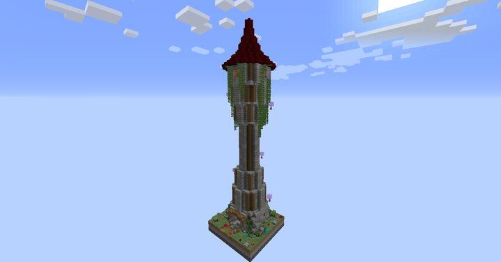 Abandoned Wizard Tower | One Chunk Challenge Project Contest Minecraft Map