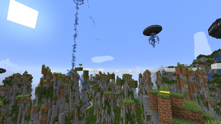 Insane Alien Parkour! Minecraft Map
