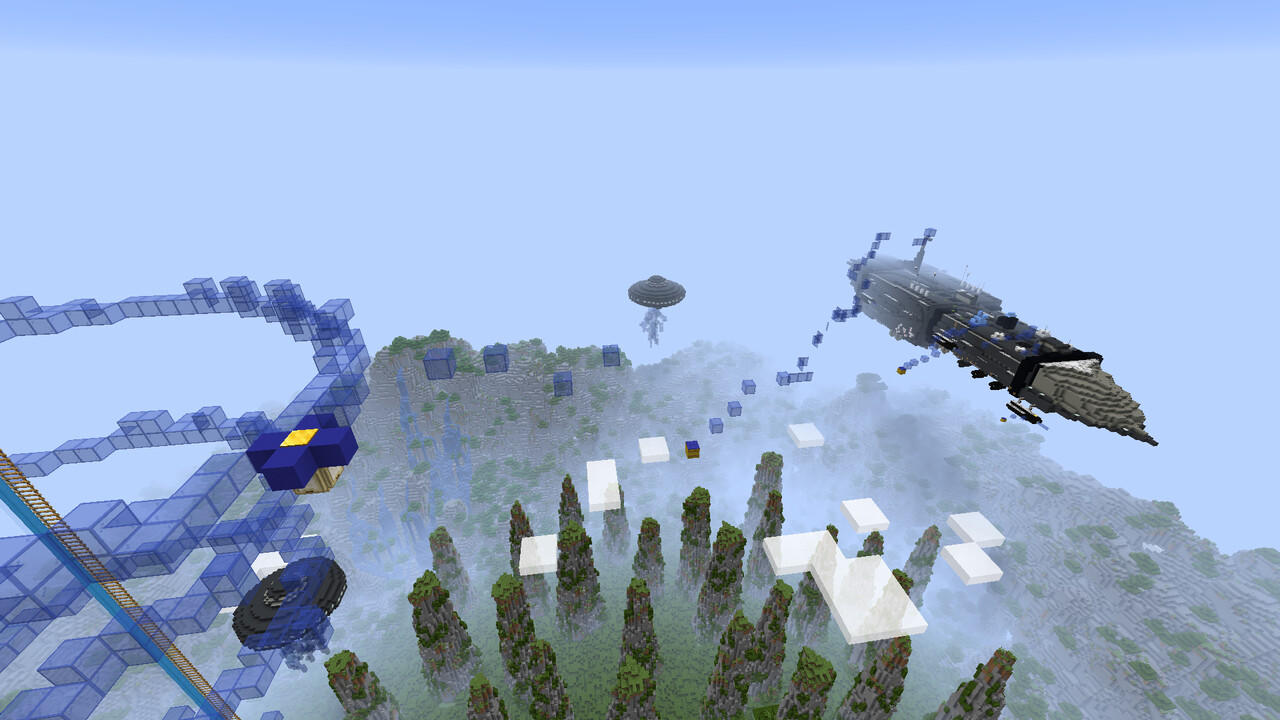 Insane Alien Parkour! Minecraft Map