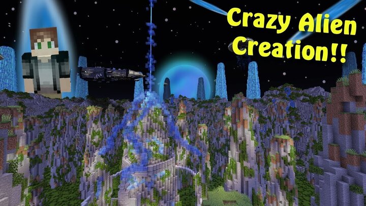 Insane Alien Parkour! Minecraft Map