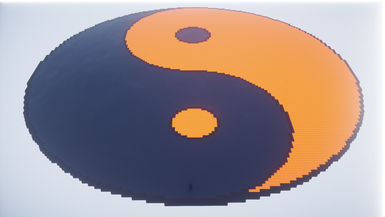 Yin and Yang Minecraft Map